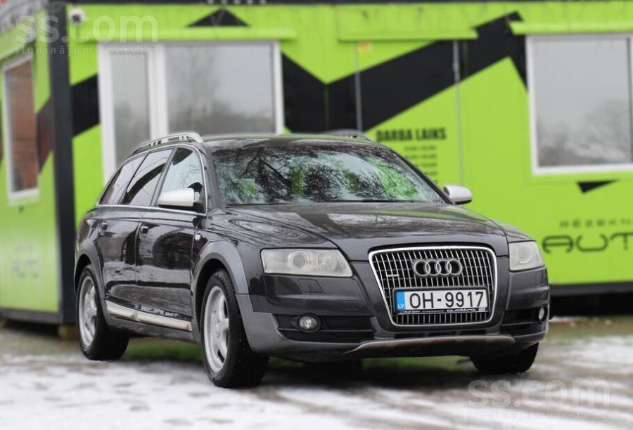 Melns Audi Allroad 2007 Rēzekne, ar dzinēja tilpumu 3.00 L un nobraukumu 350 tūkst. km par 4495 €, foto 3 vietnē AUTOMOTO.COM.LV