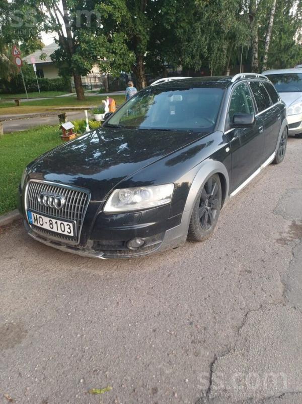 Black Audi Allroad 2007 in Riga, with an engine capacity of 3.00 L and mileage of 274 thousand km for 1900 €, photo 1 on AUTOMOTO.COM.LV