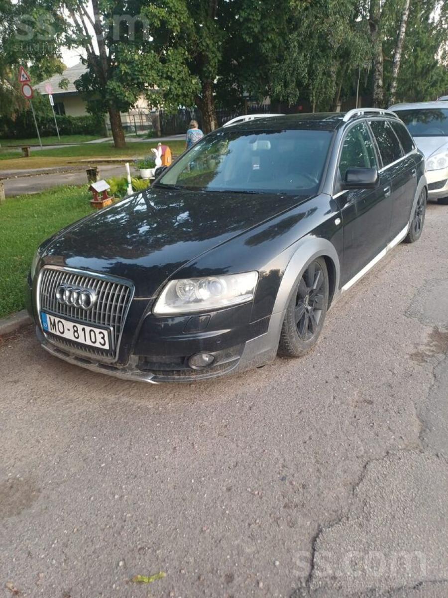 Melns Audi Allroad 2007 Rīga, ar dzinēja tilpumu 3.00 L un nobraukumu 274 tūkst. km par 1900 €, foto 1 vietnē AUTOMOTO.COM.LV