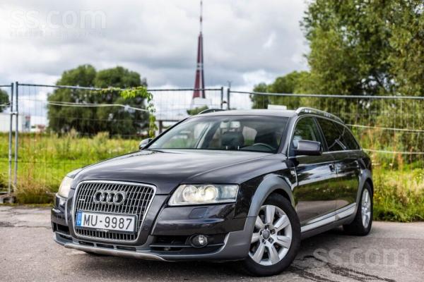 Black Audi Allroad 2007 in Riga, with an engine capacity of 3.00 L and mileage of 409 thousand km for 5290 €, photo 1 on AUTOMOTO.COM.LV