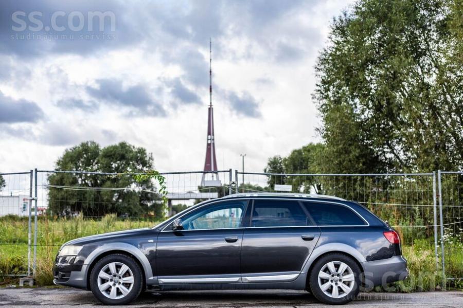 Black Audi Allroad 2007 in Riga, with an engine capacity of 3.00 L and mileage of 409 thousand km for 5290 €, photo 5 on AUTOMOTO.COM.LV