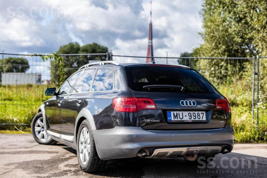 Black Audi Allroad 2007 in Riga, with an engine capacity of 3.00 L and mileage of 409 thousand km for 5290 €, photo 7 on AUTOMOTO.COM.LV
