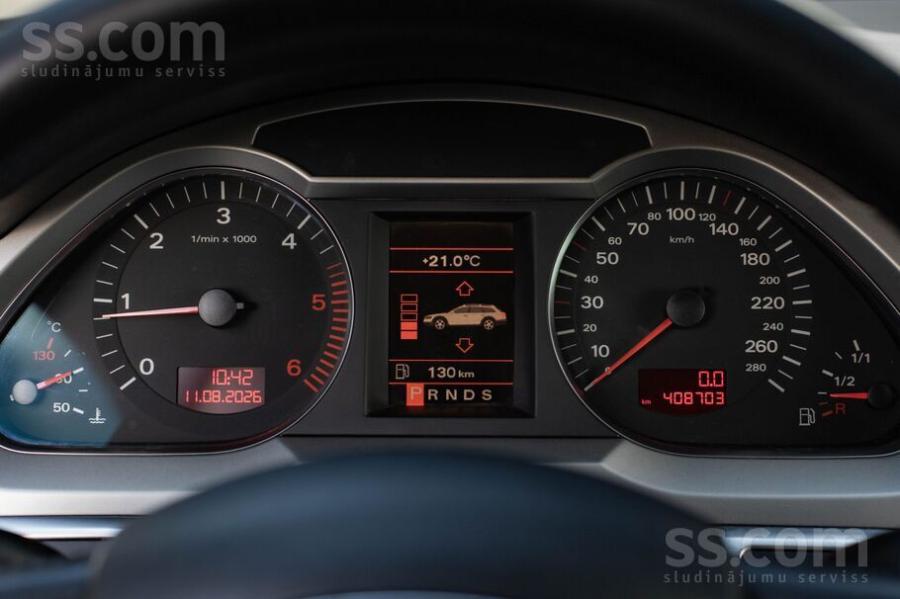 Black Audi Allroad 2007 in Riga, with an engine capacity of 3.00 L and mileage of 409 thousand km for 5290 €, photo 19 on AUTOMOTO.COM.LV