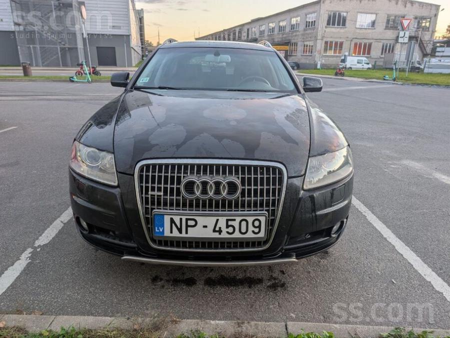 Black Audi Allroad 2008 in Riga, with an engine capacity of 3.00 L and mileage of 412 thousand km for 3650 €, photo 5 on AUTOMOTO.COM.LV