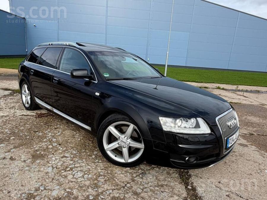 Black Audi Allroad 2008 in Riga, with an engine capacity of 3.00 L and mileage of 0 thousand km for 6450 €, photo 6 on AUTOMOTO.COM.LV