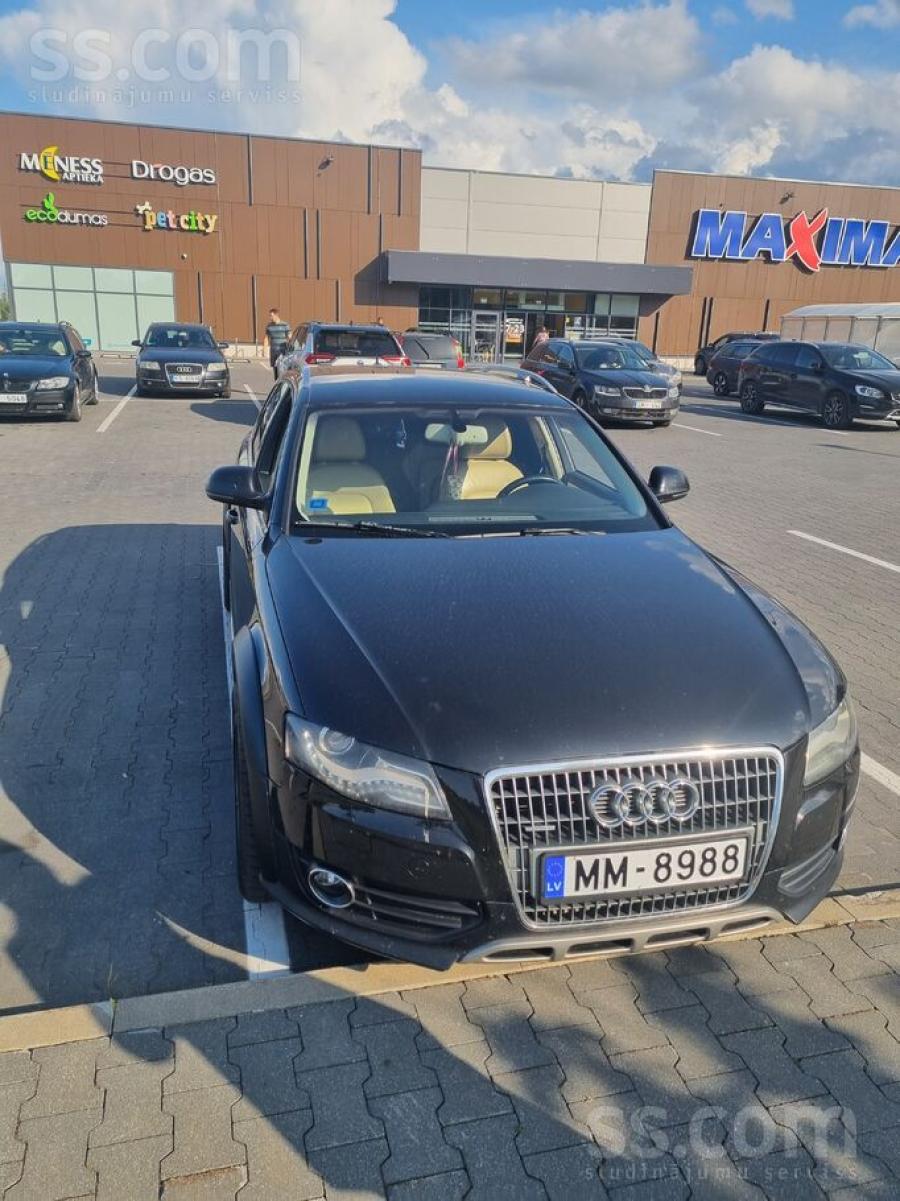 Melns Audi Allroad 2009 Rīga, ar dzinēja tilpumu 3.00 L un nobraukumu 439 tūkst. km par 7700 €, foto 1 vietnē AUTOMOTO.COM.LV