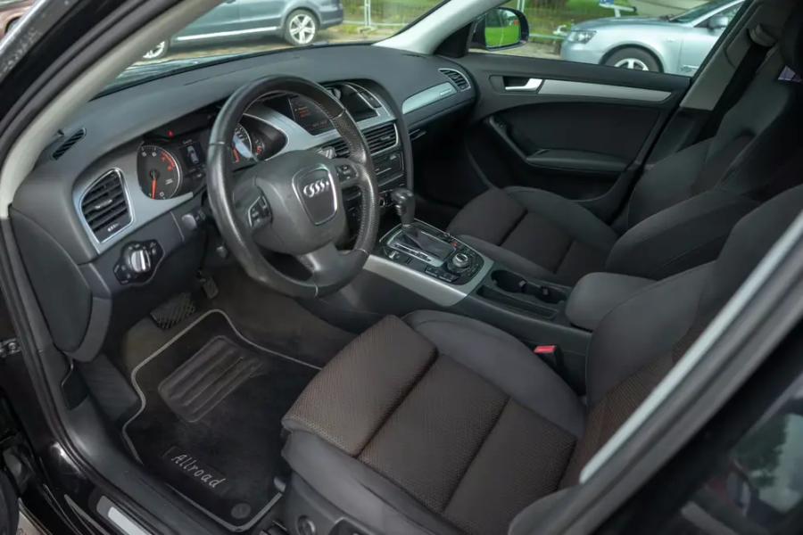 Black Audi Allroad 2009 in Liepaja, with an engine capacity of 2.00 L and mileage of 303 thousand km for 6800 €, photo 13 on AUTOMOTO.COM.LV