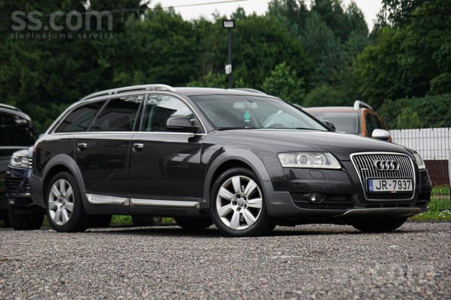 Black Audi Allroad 2009 in Riga, with an engine capacity of 2.70 L and mileage of 440 thousand km for 2990 €, photo 3 on AUTOMOTO.COM.LV