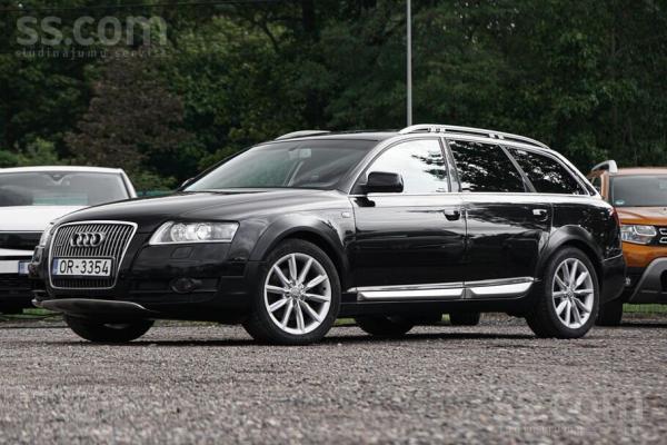 Black Audi Allroad 2009 in Riga, with an engine capacity of 3.00 L and mileage of 278 thousand km for 5990 €, photo 1 on AUTOMOTO.COM.LV