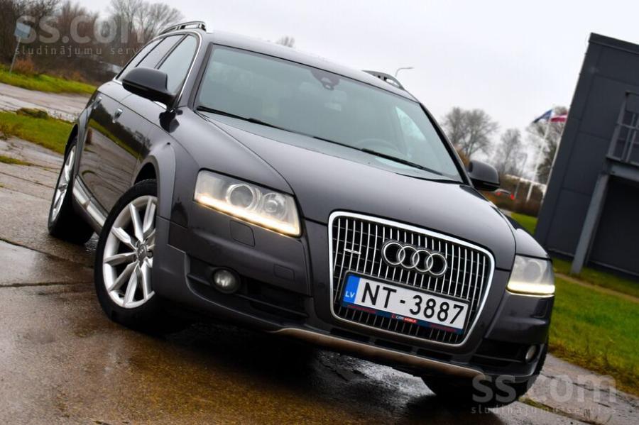 Black Audi Allroad 2010 in Riga, with an engine capacity of 3.00 L and mileage of 312 thousand km for 6690 €, photo 2 on AUTOMOTO.COM.LV