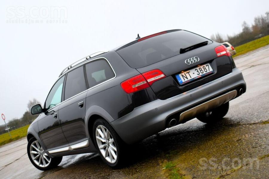 Black Audi Allroad 2010 in Riga, with an engine capacity of 3.00 L and mileage of 312 thousand km for 6690 €, photo 6 on AUTOMOTO.COM.LV