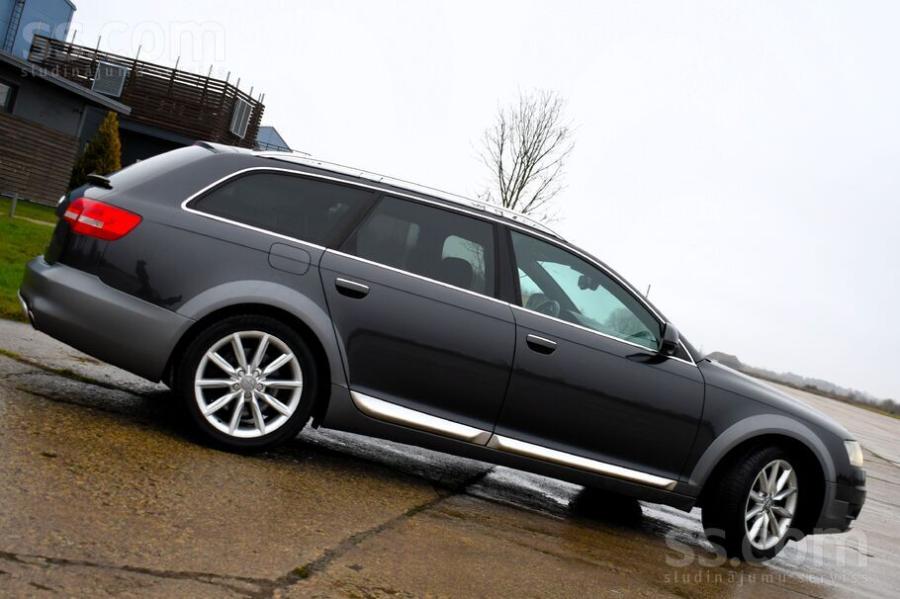 Black Audi Allroad 2010 in Riga, with an engine capacity of 3.00 L and mileage of 312 thousand km for 6690 €, photo 8 on AUTOMOTO.COM.LV