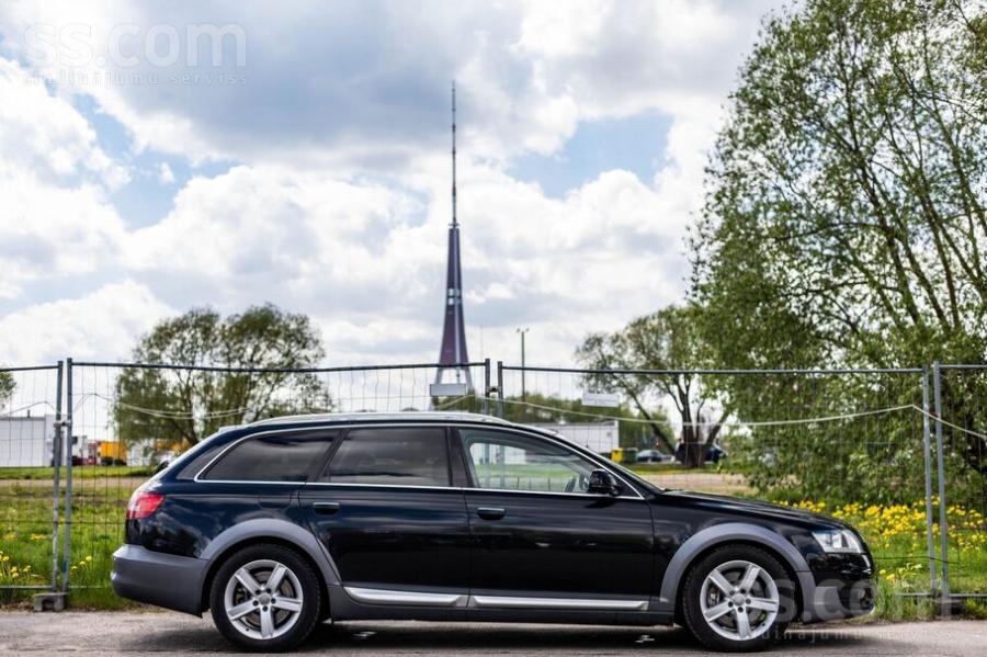 Black Audi Allroad 2010 in Riga, with an engine capacity of 3.00 L and mileage of 435 thousand km for 6290 €, photo 6 on AUTOMOTO.COM.LV