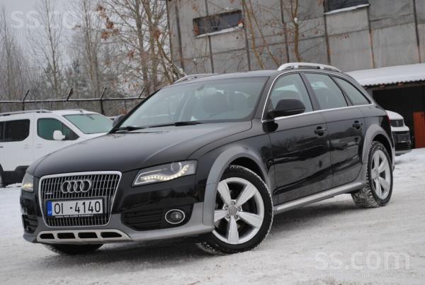Black Audi Allroad 2011 in Riga, with an engine capacity of 3.00 L and mileage of 237 thousand km for 9890 €, photo 1 on AUTOMOTO.COM.LV