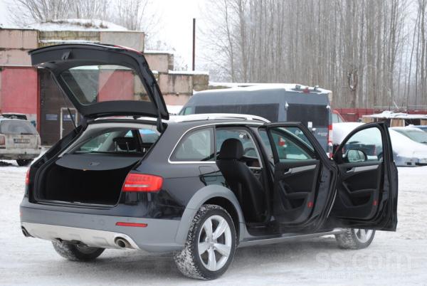 Black Audi Allroad 2011 in Riga, with an engine capacity of 3.00 L and mileage of 237 thousand km for 9890 €, photo 7 on AUTOMOTO.COM.LV