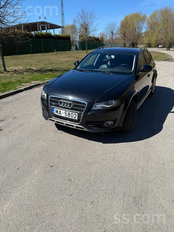 Black Audi Allroad 2011 in Riga, with an engine capacity of 2.00 L and mileage of 143 thousand km for 7500 €, photo 1 on AUTOMOTO.COM.LV