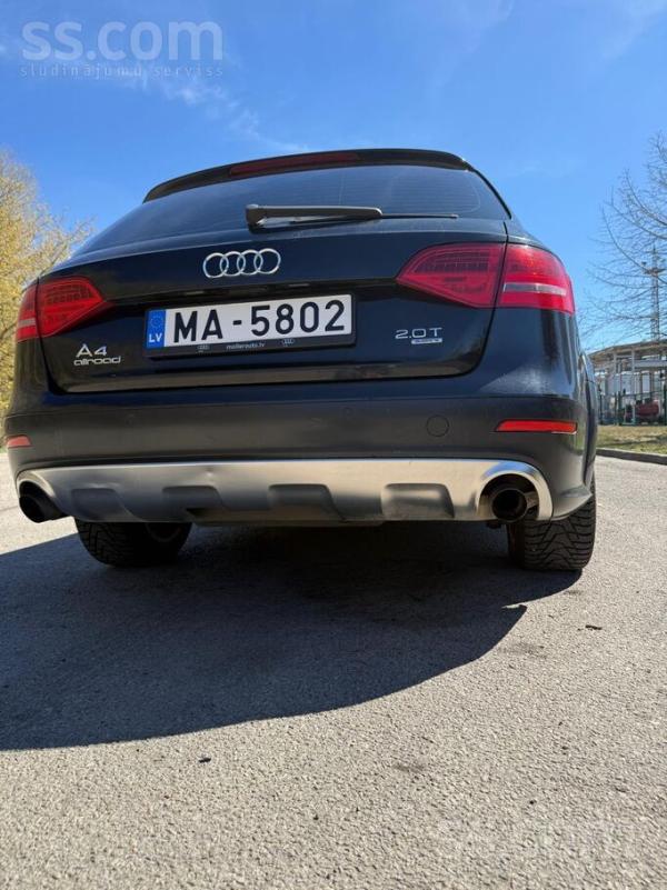 Black Audi Allroad 2011 in Riga, with an engine capacity of 2.00 L and mileage of 143 thousand km for 7500 €, photo 6 on AUTOMOTO.COM.LV