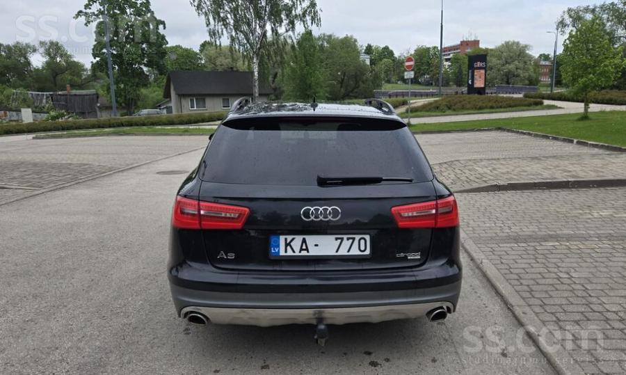 Black Audi Allroad 2012 in Rezekne, with an engine capacity of 3.00 L and mileage of 342 thousand km for 9500 €, photo 6 on AUTOMOTO.COM.LV