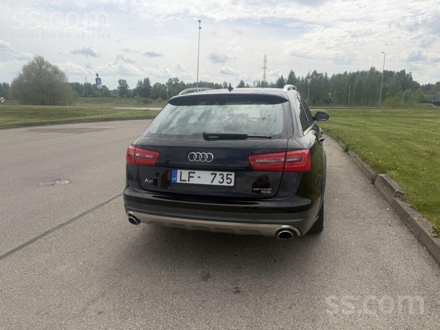 Black Audi Allroad 2012 in Ogre, with an engine capacity of 3.00 L and mileage of 312 thousand km for 10900 €, photo 6 on AUTOMOTO.COM.LV
