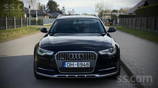 Black Audi Allroad 2012 in Jelgava, with an engine capacity of 3.00 L and mileage of 222 thousand km for 11800 €, photo 2 on AUTOMOTO.COM.LV