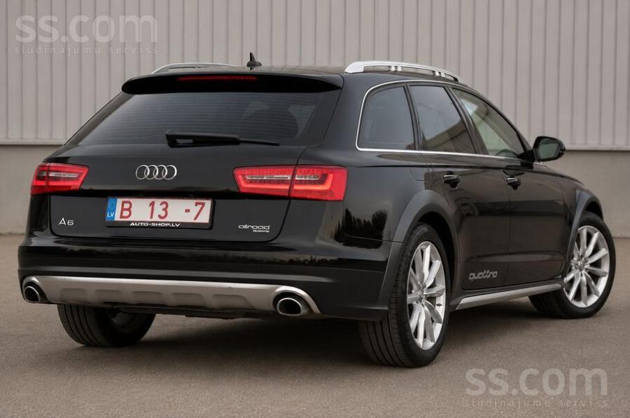 Black Audi Allroad 2013 in Tukums, with an engine capacity of 3.00 L and mileage of 274 thousand km for 10990 €, photo 4 on AUTOMOTO.COM.LV