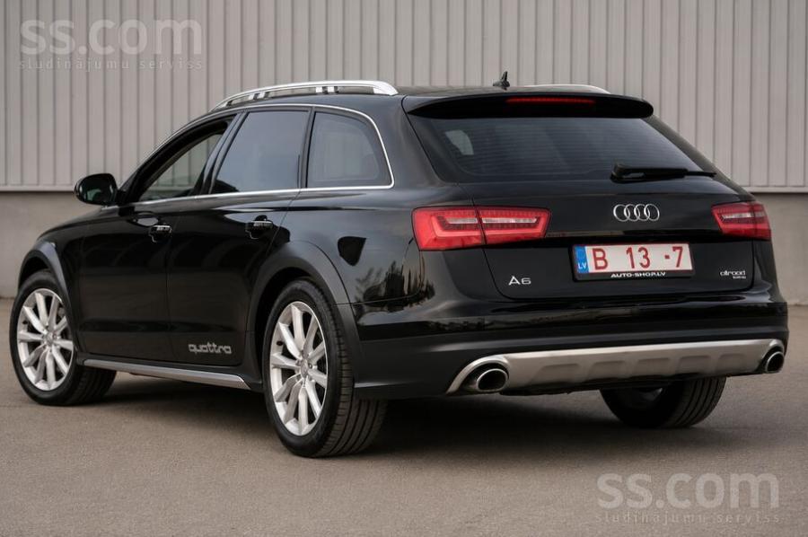 Black Audi Allroad 2013 in Tukums, with an engine capacity of 3.00 L and mileage of 274 thousand km for 10990 €, photo 5 on AUTOMOTO.COM.LV