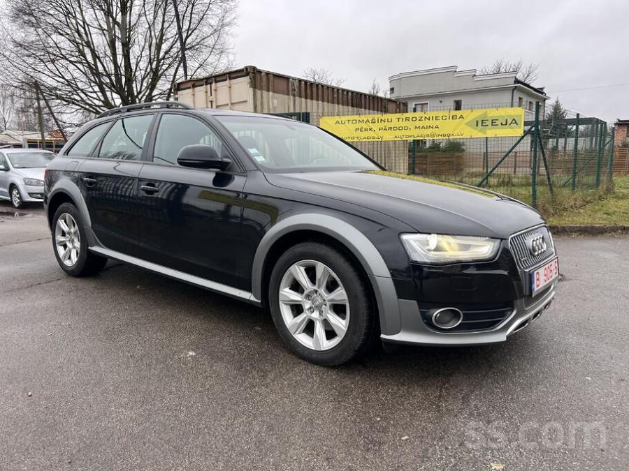 Black Audi Allroad 2014 in Riga, with an engine capacity of 3.00 L and mileage of 368 thousand km for 9550 €, photo 3 on AUTOMOTO.COM.LV