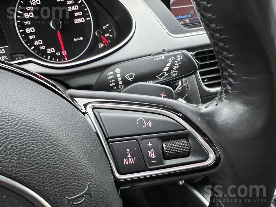 Black Audi Allroad 2014 in Riga, with an engine capacity of 3.00 L and mileage of 368 thousand km for 9550 €, photo 19 on AUTOMOTO.COM.LV