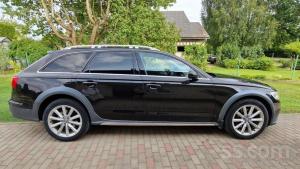 Black Audi Allroad 2014 in Bauska, with an engine capacity of 3.00 L and mileage of 282 thousand km for 11300 €, photo 5 on AUTOMOTO.COM.LV