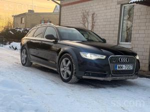 Black Audi Allroad 2014 in Bauska, with an engine capacity of 3.00 L and mileage of 282 thousand km for 11300 €, photo 22 on AUTOMOTO.COM.LV