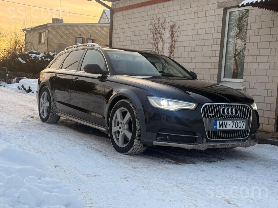 Black Audi Allroad 2014 in Bauska, with an engine capacity of 3.00 L and mileage of 282 thousand km for 11300 €, photo 22 on AUTOMOTO.COM.LV