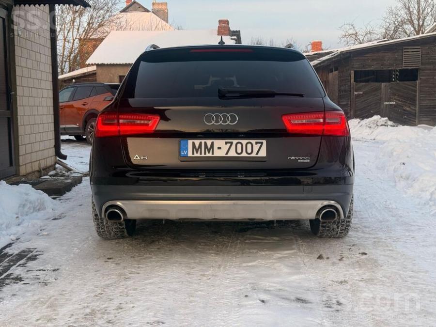 Black Audi Allroad 2014 in Bauska, with an engine capacity of 3.00 L and mileage of 282 thousand km for 11300 €, photo 23 on AUTOMOTO.COM.LV