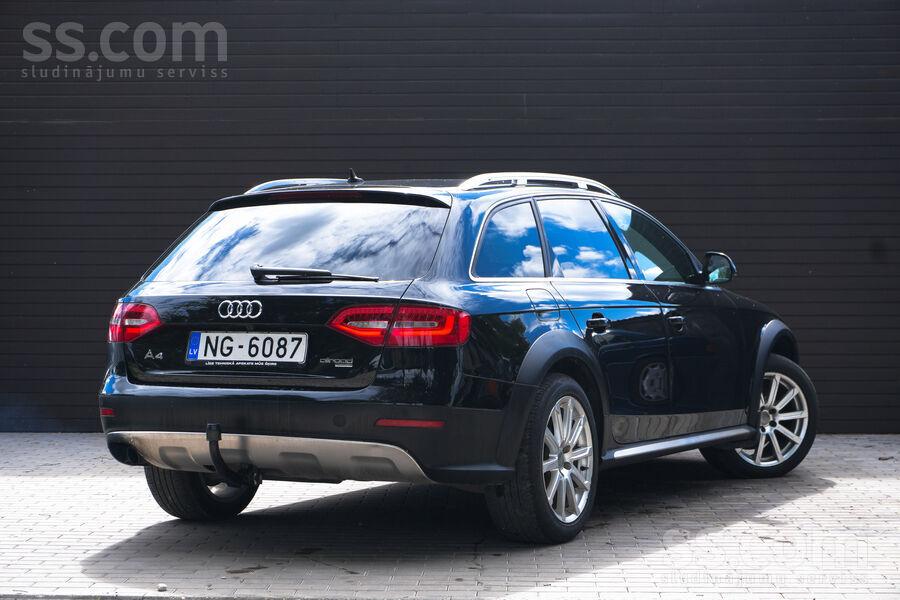 Black Audi Allroad 2014 in Riga, with an engine capacity of 2.00 L and mileage of 275 thousand km for 8990 €, photo 4 on AUTOMOTO.COM.LV