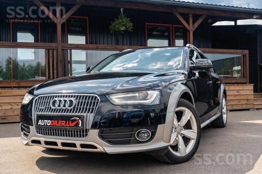 Black Audi Allroad 2014 in Riga, with an engine capacity of 2.00 L and mileage of 0 thousand km for 9450 €, photo 4 on AUTOMOTO.COM.LV