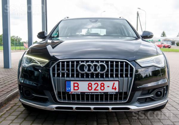 Black Audi Allroad 2015 in Cesis, with an engine capacity of 3.00 L and mileage of 323 thousand km for 15750 €, photo 1 on AUTOMOTO.COM.LV
