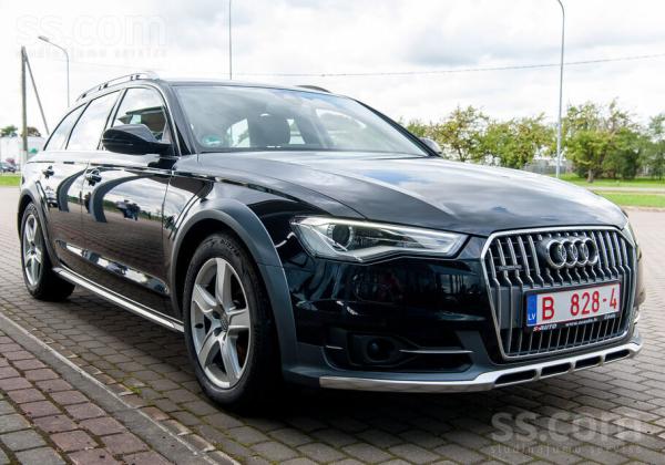 Black Audi Allroad 2015 in Cesis, with an engine capacity of 3.00 L and mileage of 323 thousand km for 15750 €, photo 7 on AUTOMOTO.COM.LV