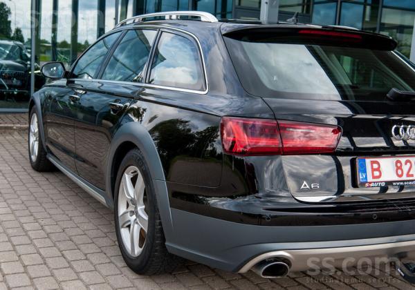 Black Audi Allroad 2015 in Cesis, with an engine capacity of 3.00 L and mileage of 323 thousand km for 15750 €, photo 9 on AUTOMOTO.COM.LV