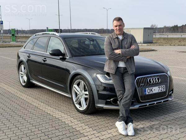 Black Audi Allroad 2015 in Riga, with an engine capacity of 3.00 L and mileage of 352 thousand km for 12500 €, photo 1 on AUTOMOTO.COM.LV