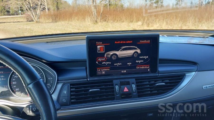 Melns Audi Allroad 2015 Alūksne, ar dzinēja tilpumu 3.00 L un nobraukumu 0 tūkst. km par 10900 €, foto 19 vietnē AUTOMOTO.COM.LV
