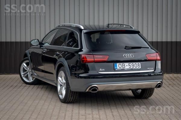 Black Audi Allroad 2015 in Talsi, with an engine capacity of 3.00 L and mileage of 234 thousand km for 12990 €, photo 4 on AUTOMOTO.COM.LV
