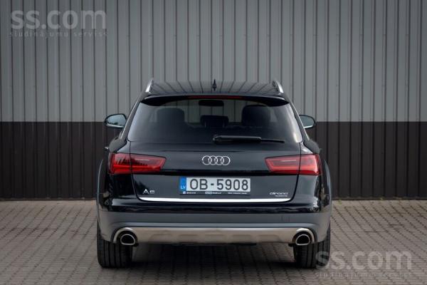 Black Audi Allroad 2015 in Talsi, with an engine capacity of 3.00 L and mileage of 234 thousand km for 12990 €, photo 5 on AUTOMOTO.COM.LV