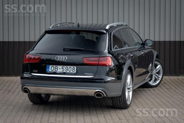 Black Audi Allroad 2015 in Talsi, with an engine capacity of 3.00 L and mileage of 234 thousand km for 12990 €, photo 7 on AUTOMOTO.COM.LV
