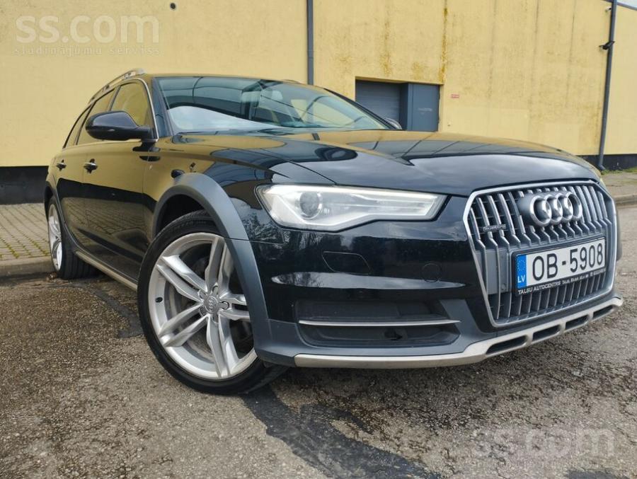 Black Audi Allroad 2015 in Talsi, with an engine capacity of 3.00 L and mileage of 239 thousand km for 14600 €, photo 1 on AUTOMOTO.COM.LV