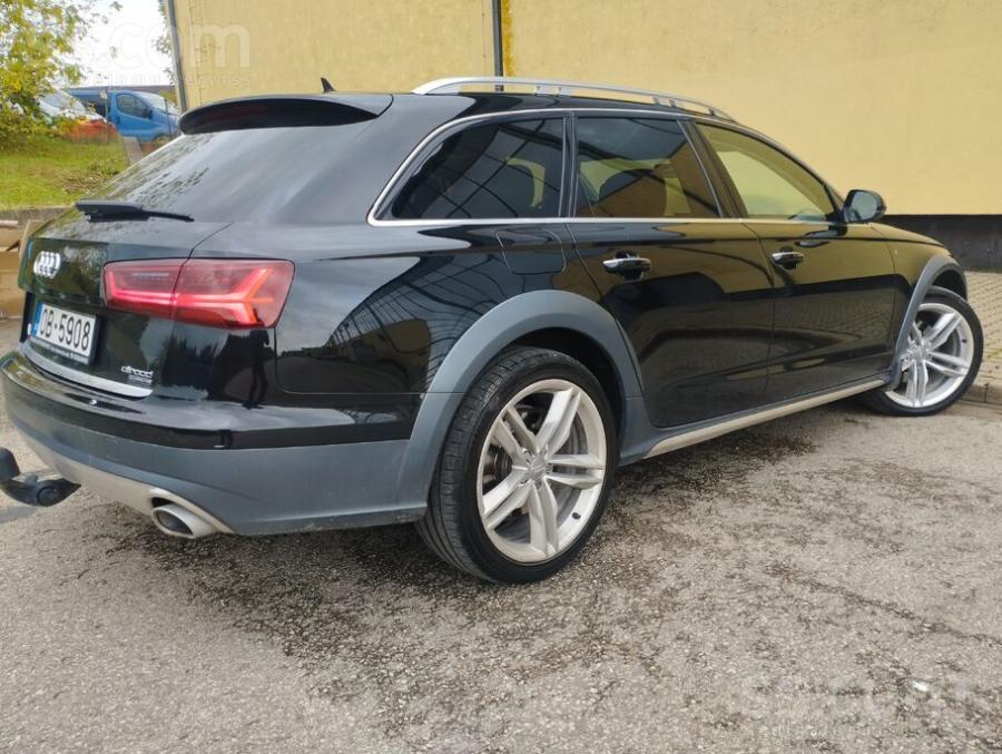 Black Audi Allroad 2015 in Talsi, with an engine capacity of 3.00 L and mileage of 239 thousand km for 14600 €, photo 4 on AUTOMOTO.COM.LV