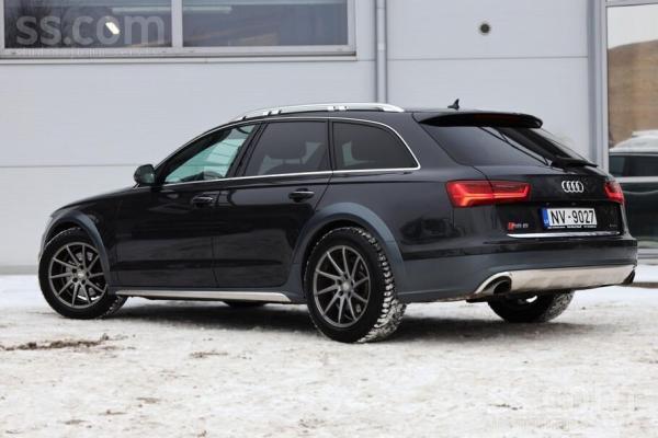 Black Audi Allroad 2016 in Riga, with an engine capacity of 3.00 L and mileage of 0 thousand km for 13800 €, photo 5 on AUTOMOTO.COM.LV