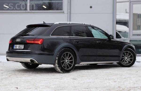 Black Audi Allroad 2016 in Riga, with an engine capacity of 3.00 L and mileage of 0 thousand km for 13800 €, photo 6 on AUTOMOTO.COM.LV