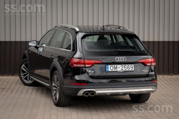 Black Audi Allroad 2016 in Talsi, with an engine capacity of 3.00 L and mileage of 303 thousand km for 14250 €, photo 4 on AUTOMOTO.COM.LV