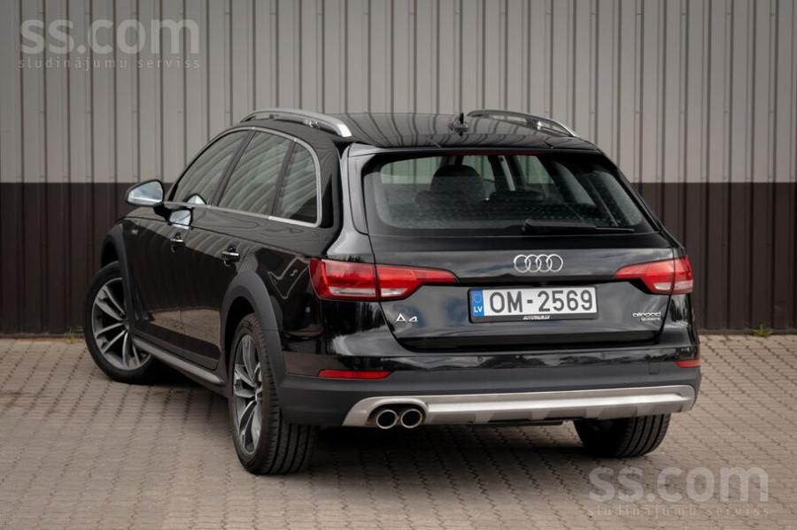Black Audi Allroad 2016 in Talsi, with an engine capacity of 3.00 L and mileage of 303 thousand km for 14250 €, photo 5 on AUTOMOTO.COM.LV