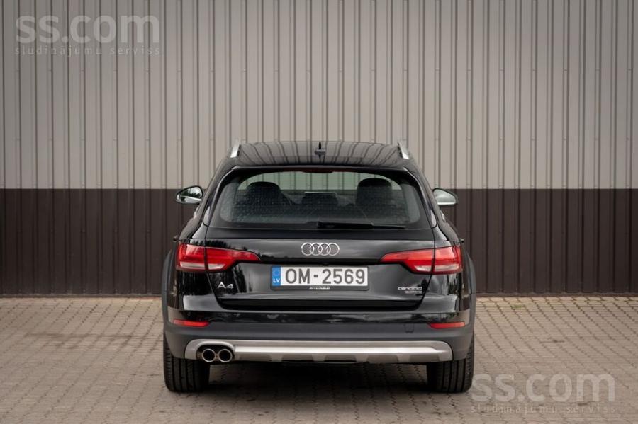Black Audi Allroad 2016 in Talsi, with an engine capacity of 3.00 L and mileage of 303 thousand km for 14250 €, photo 6 on AUTOMOTO.COM.LV