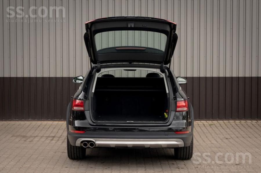 Black Audi Allroad 2016 in Talsi, with an engine capacity of 3.00 L and mileage of 303 thousand km for 14250 €, photo 7 on AUTOMOTO.COM.LV